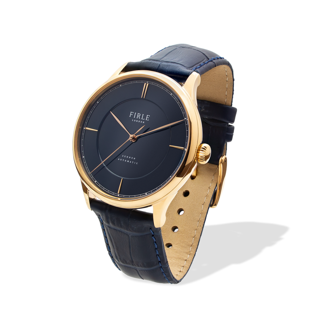 Navy and Gold Watches For Sale UK | Firle Watches – FIRLE Watches